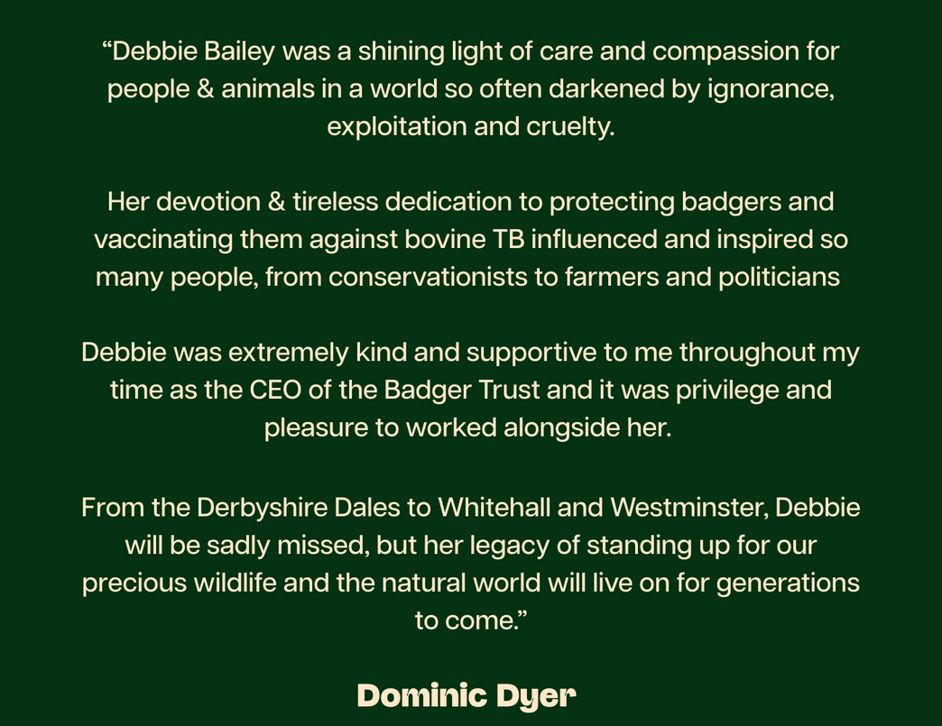 A tribute to Debbie Bailey | Derbyshire Wildlife Trust